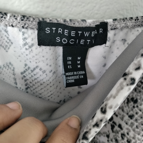 Streetwear Society | Dresses | Snake Animal Print Streetwear Society ...